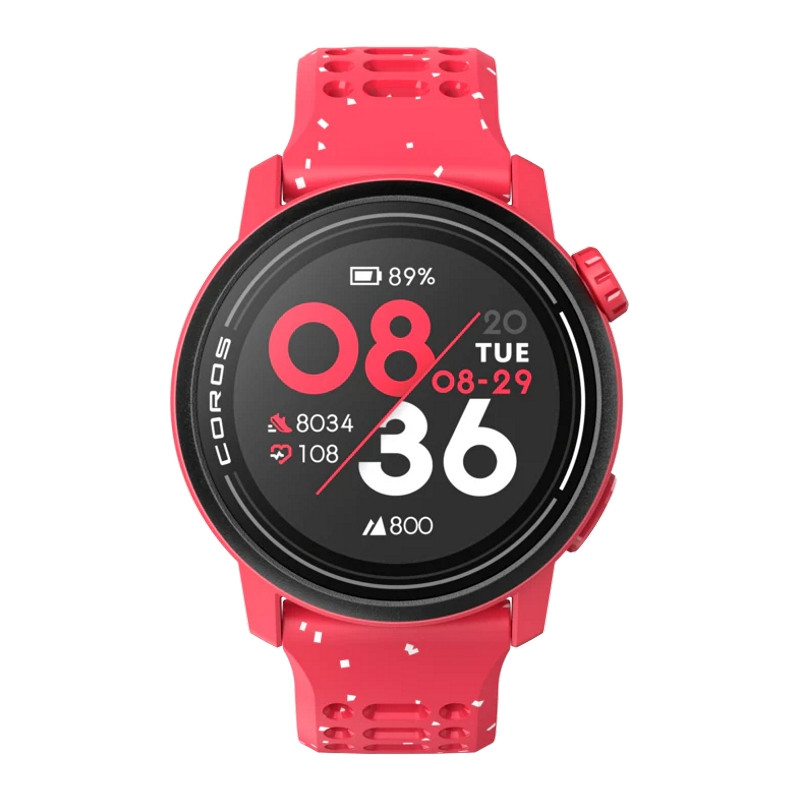 Zegarek Coros Pace 3 Red with Silicone Band WPACE3-RED