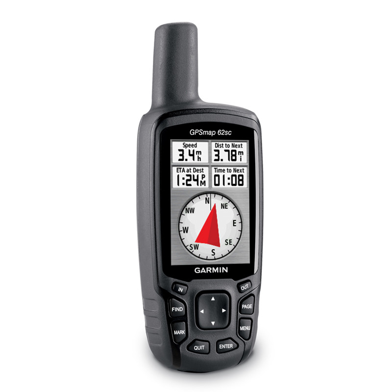 Nawigacja turystyczna Garmin GPSMAP 62sc + PL TOPO 010-00868-20TOPO