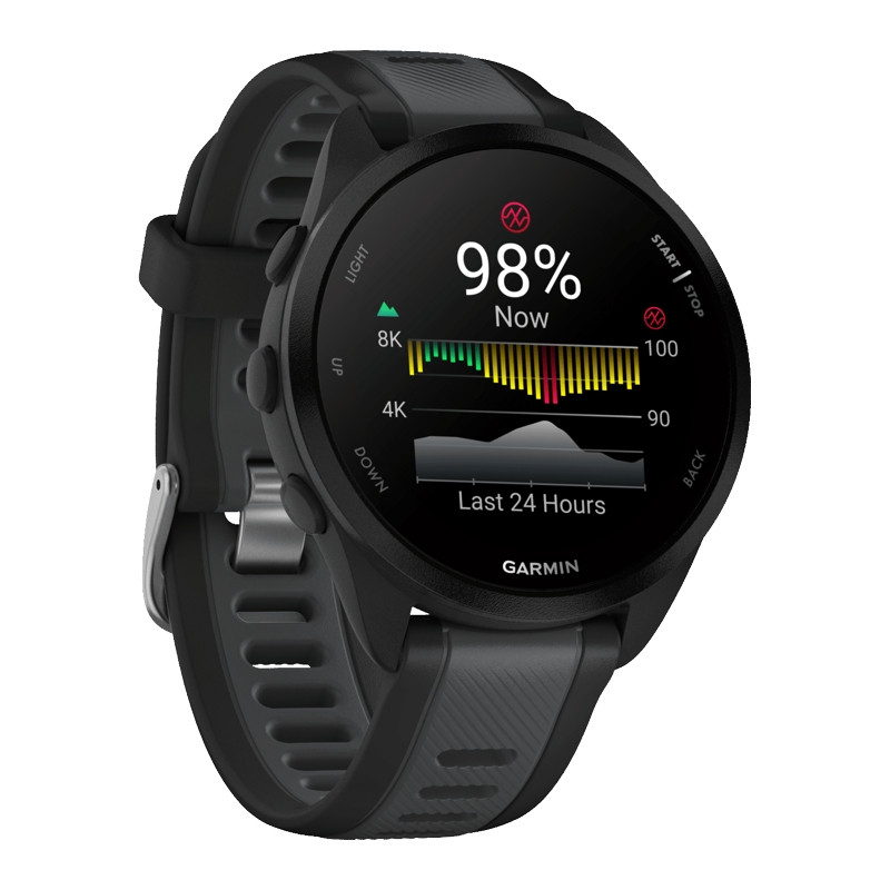 Zegarek sportowy Garmin Forerunner 165 Black/Slate Grey 010-02863-20